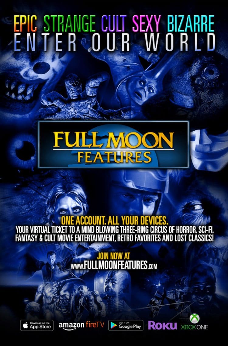 FULL MOON FEATURES LAUNCHES APP TO DELIVER GENRE ENTERTAINMENT 24/7 - HorrorFix
